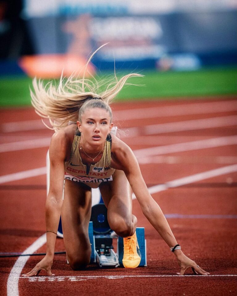 German Sprinter Alica Schmidt Track Star Dubbed Worlds Sexiest